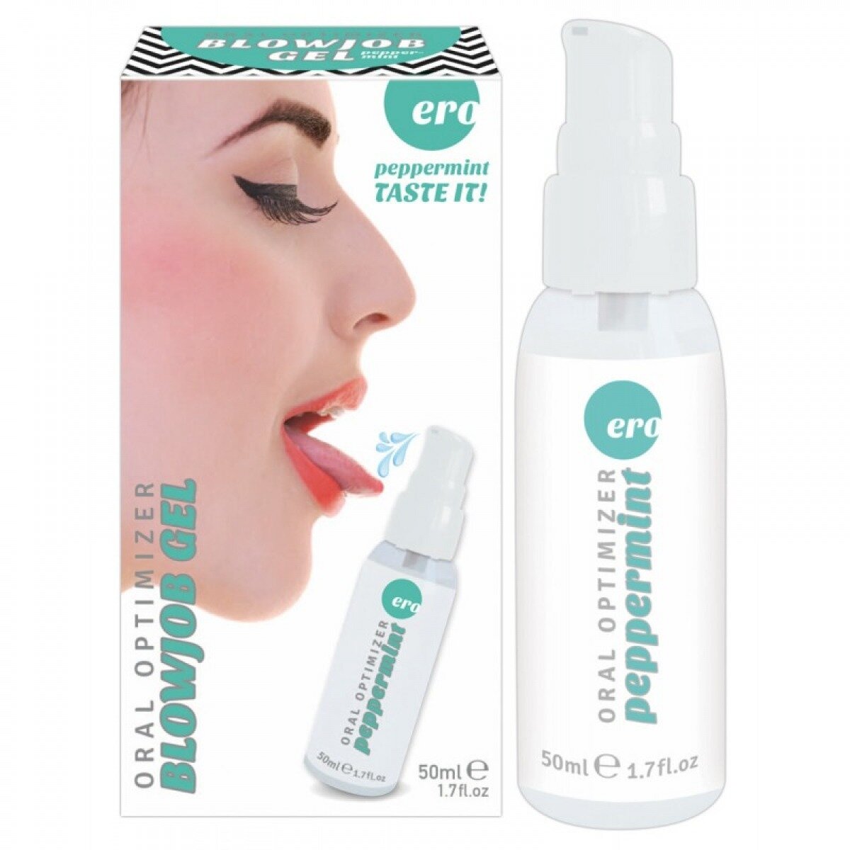 Гель для оральных удовольствий со вкусом мяты Blowjob Gel (50 мл), hot-77512