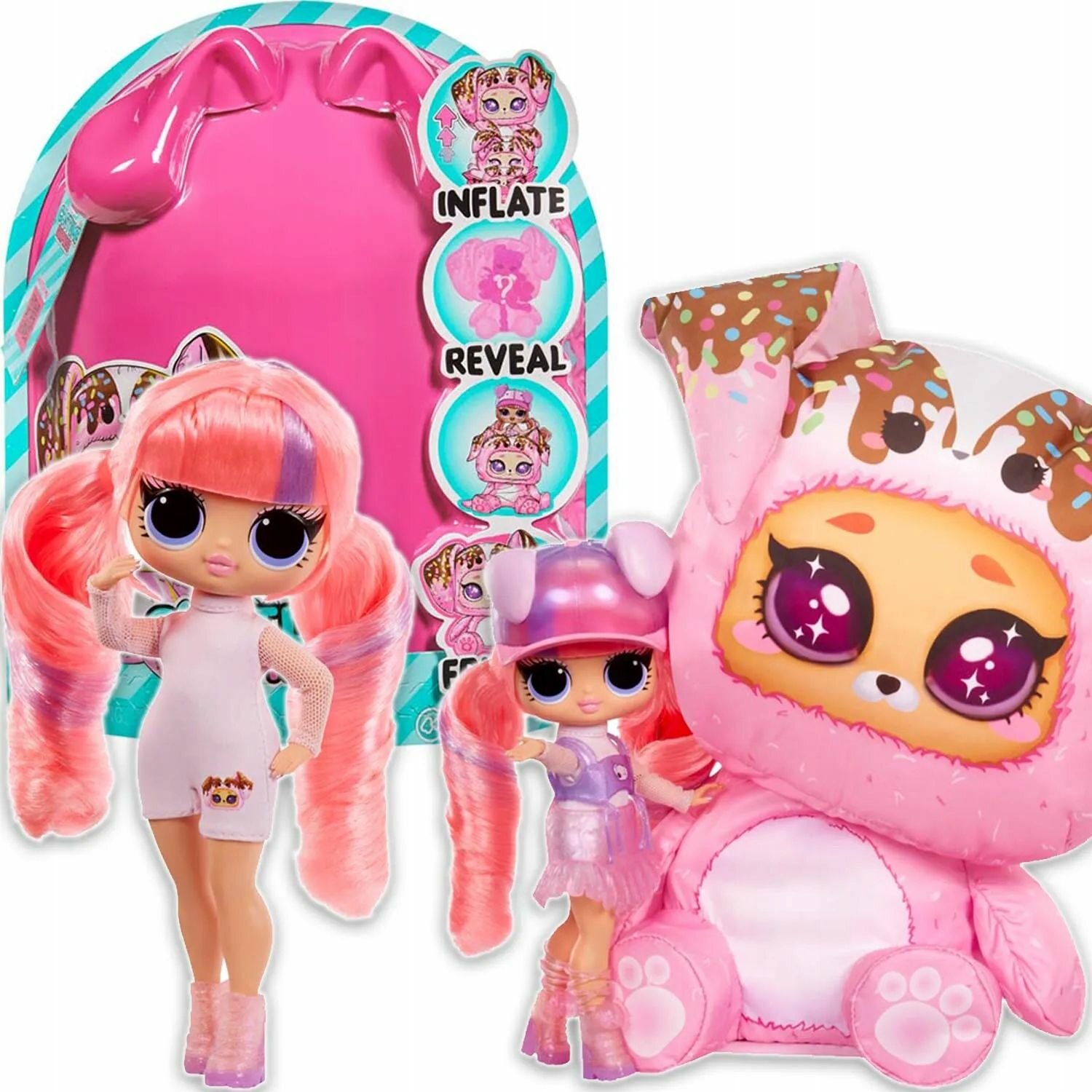 Кукла LOL Surprise Tweens Costume - Твинс Подростки надувной костюм щенка/ Али Денс с аксессуарами - Лол 504146