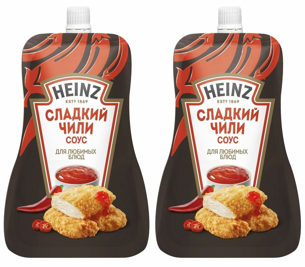 Соус "Heinz" Сладкий чили, 200 г. 2 шт.