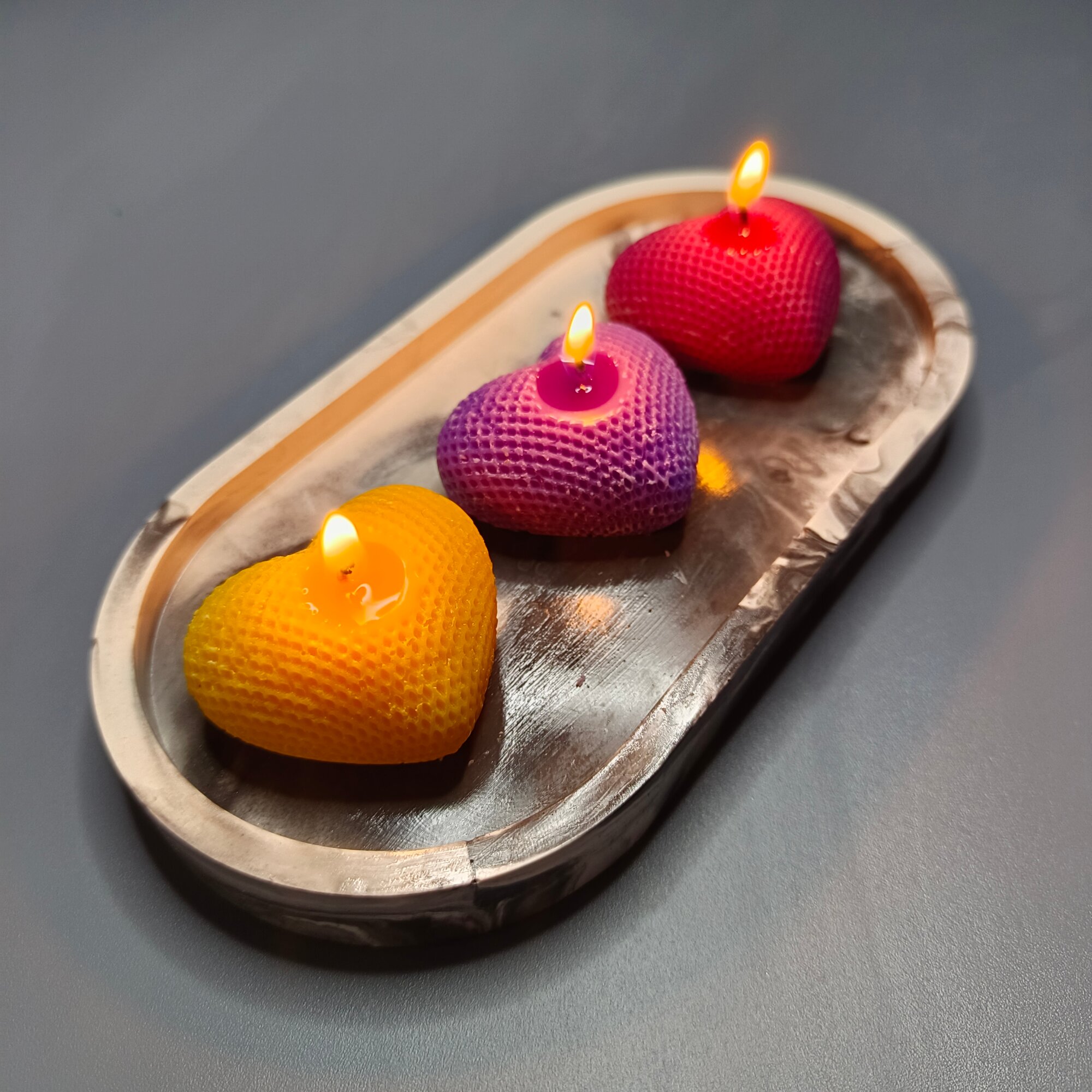 Набор свечей сердце