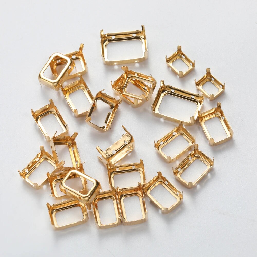 Основы для страз Golden 13x18 мм, 20 шт
