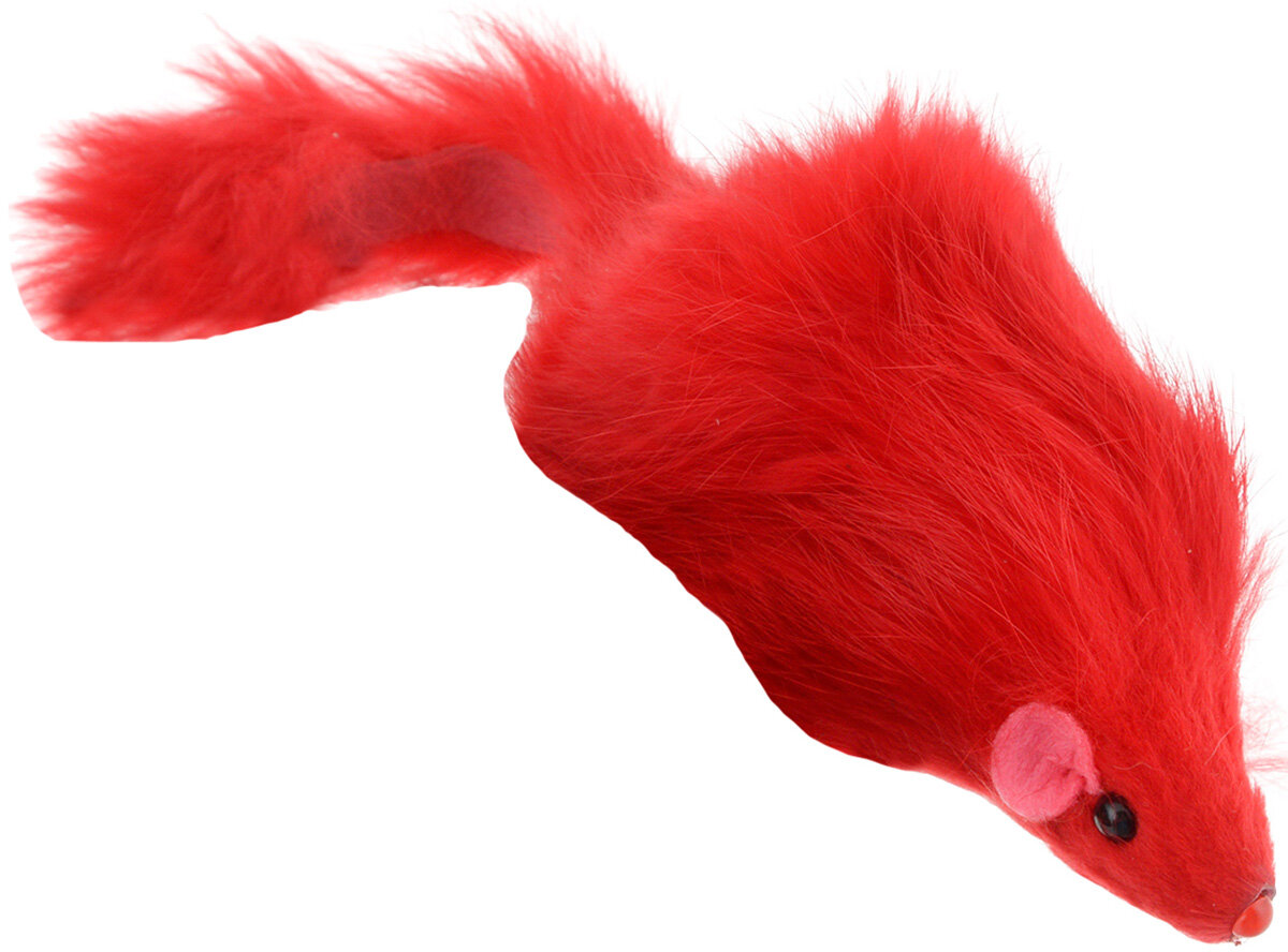 Игрушка для кошек Triol Мышь цветная уп. 2 шт (1 уп)