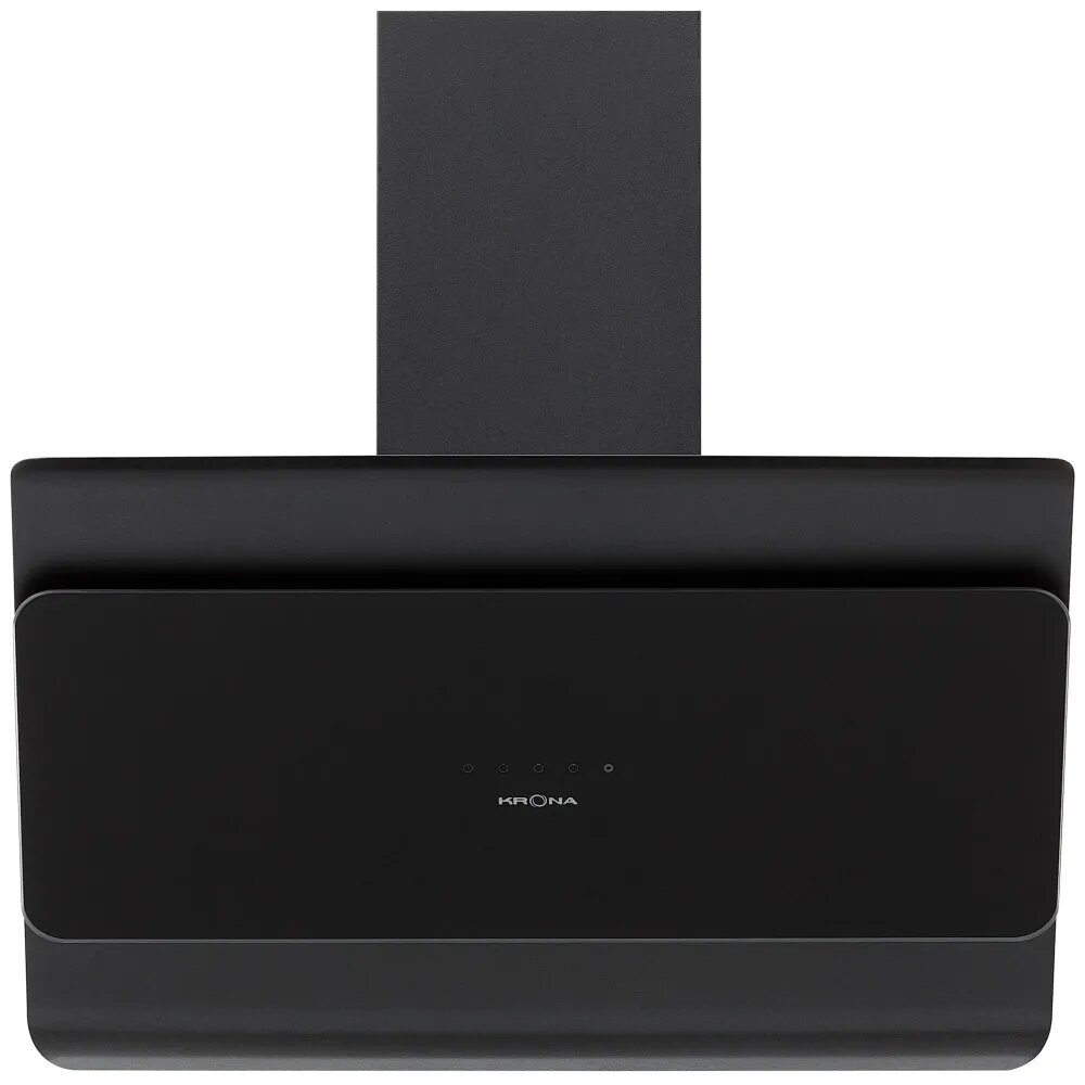 Вытяжка наклонная KRONA URAN 600 DN BLACK 4S, сенсорное управление, черный