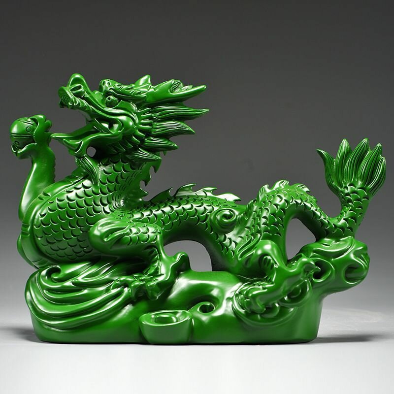 Резное украшение в виде дракона из цельного дерева деревянное украшение дома в виде дракона