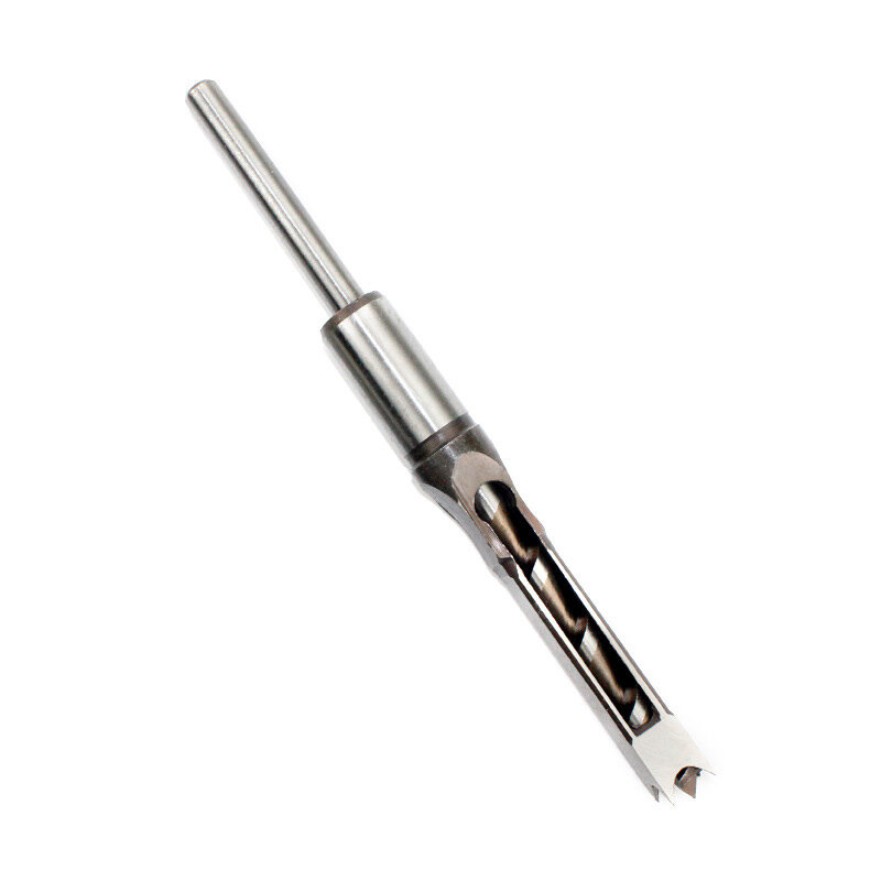 Сверло для долбления квадратных отверстий с круглым хвостовиком, инструмент для сверления отверстий в дереве, 8 мм / 0,31 дюйма