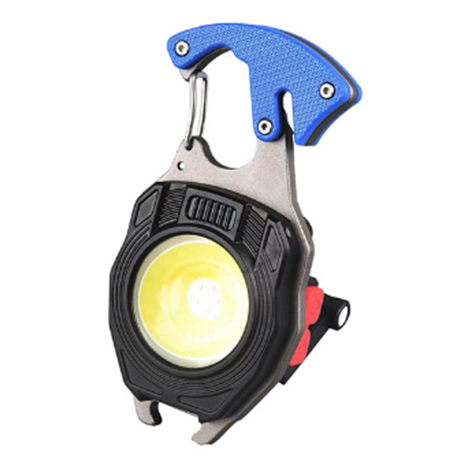 Брелок-фонарик, сверхъяркий светодиодный, двухканальный, красный и белый, многофункциональный портативный мини-фонарик для работы и исследований.