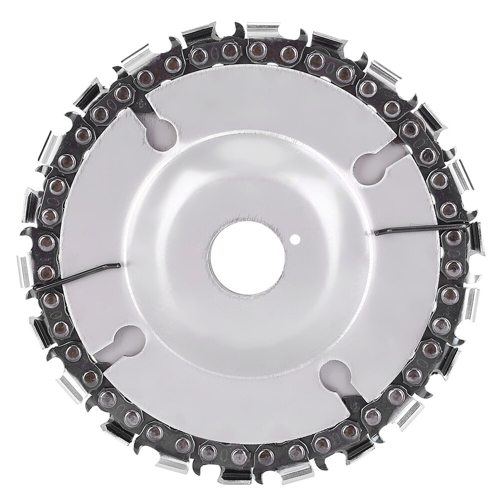4-дюймовая цепная дисковая пила с 22 зубьями для деревообработки, принадлежности для угловой шлифовальной машины, пильный диск для долбления древесины.