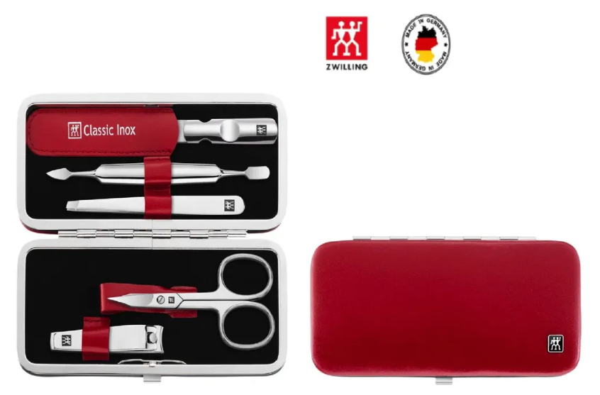 Маникюрный набор Zwilling Classic Inox Rahmenetui 5 предметов чехол кожа 97599-035-0