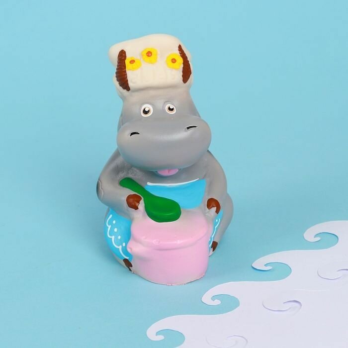 Игрушка для купания ПКФ Игрушки "Коровка-повар"