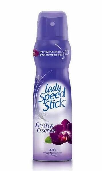Дезодорант-спрей LADY SPEED STICK Fresh&Essence Черная Орхидея, 150 мл