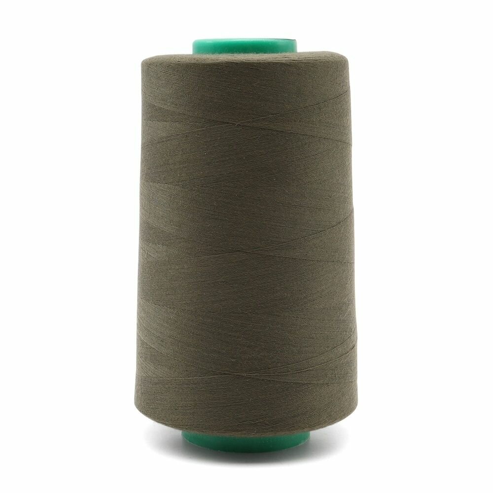 Швейные нитки Bestex промышленные, универсальные, 5000 ярд, цвет 345 темно-оливковый, 1 шт