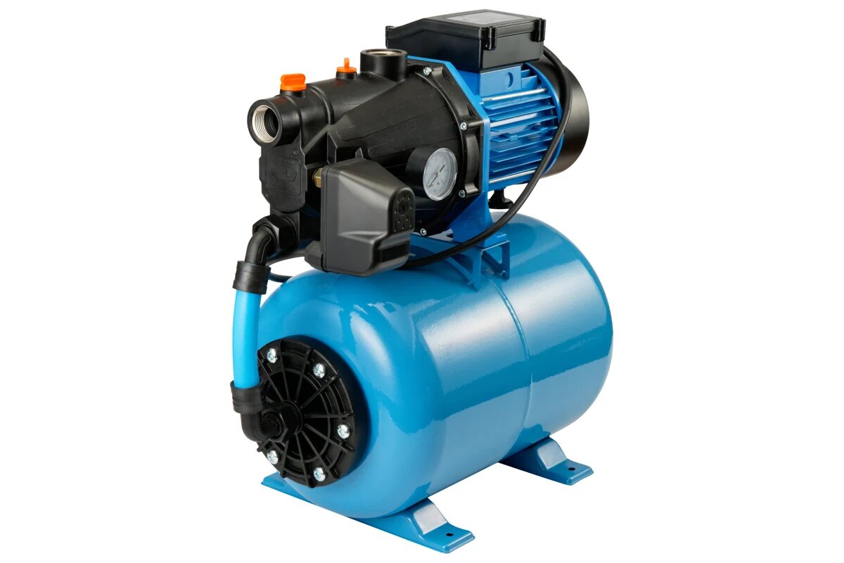 Насосная станция ДЖИЛЕКС Джамбо 70/50П-24, для скважин и колодцев, 4,2 куб. м/ч, голубой