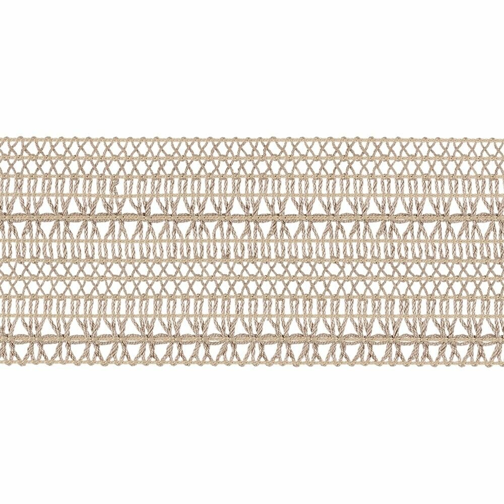 Лента отделочная КНР 62 мм, 25 м, льняной (р.6214)