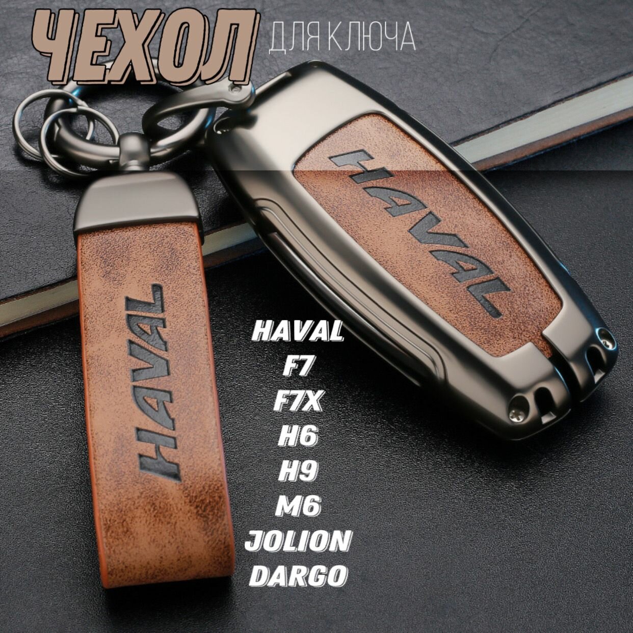 Чехол для ключа Haval Jolion F7 F7X Dargo — защитный чехол из цинкового сплава для смарт-ключа, противоударный