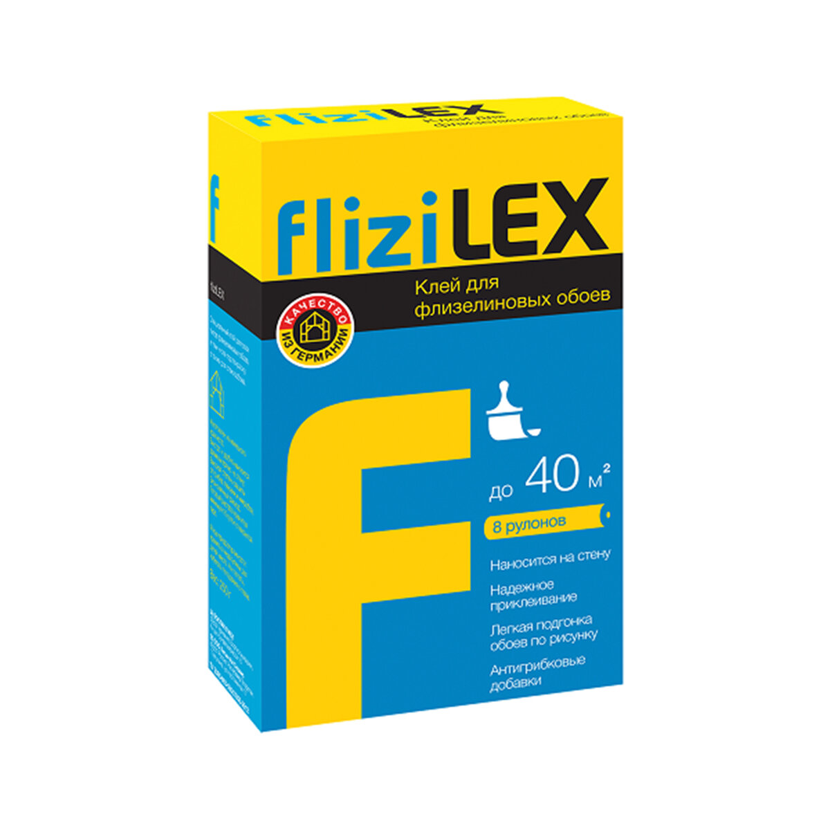 Клей для флизелиновых обоев Lex Flizilex, пачка 0,25 кг, прозрачный