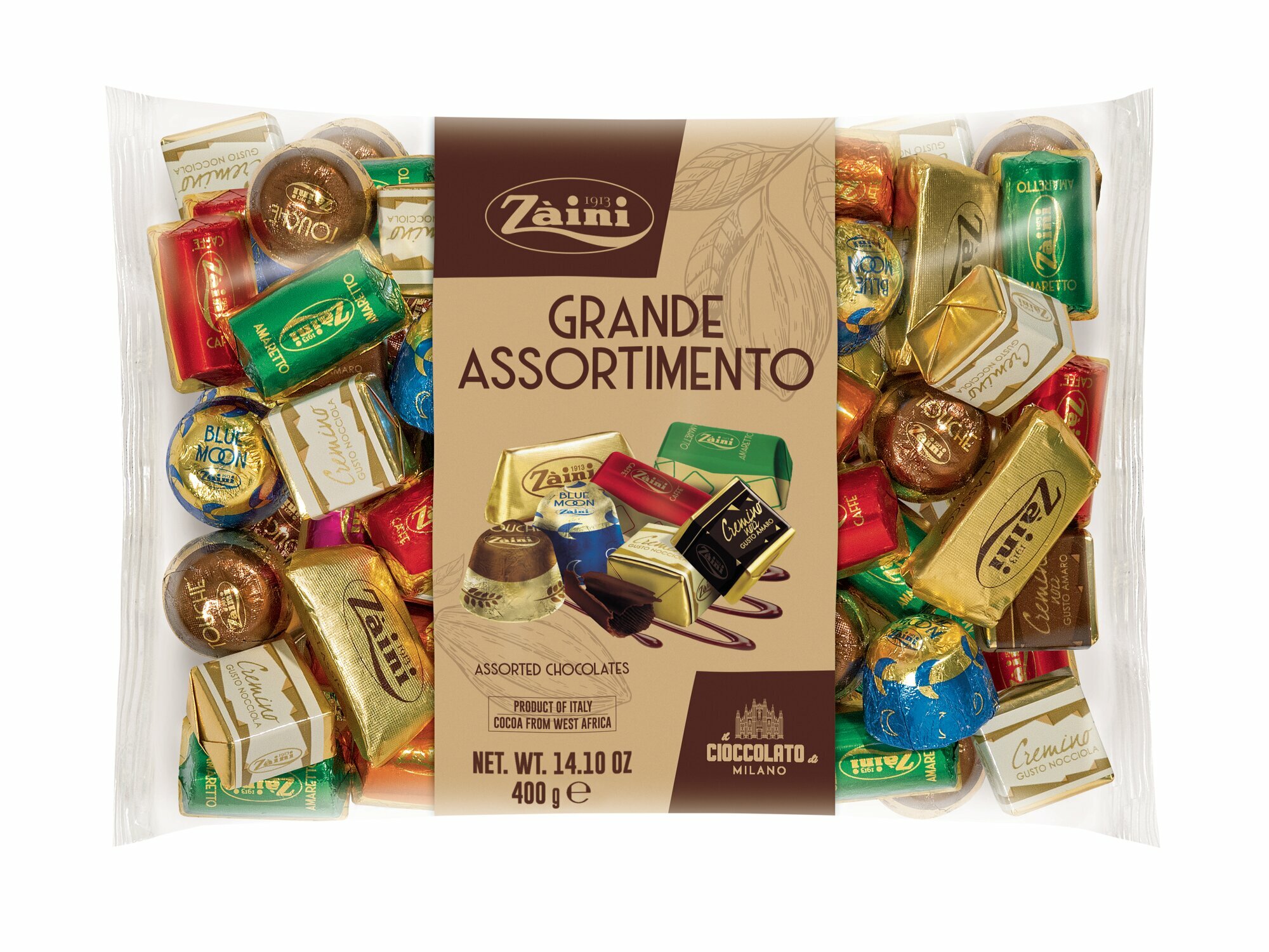 Zaini Ассорти шоколадных конфет GRANDE ASSORTIMENTO, Италия, 400г