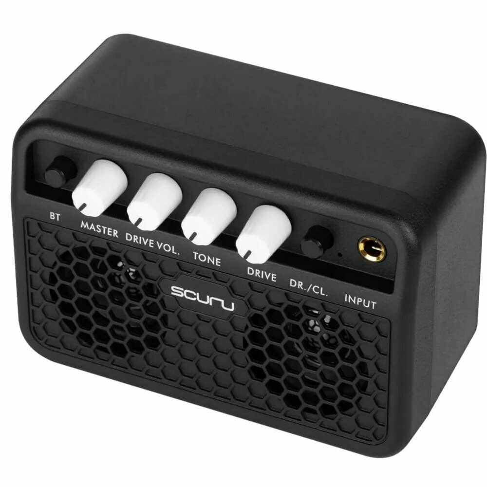 Портативный комбоусилитель для электрогитары Caline Scuru S3, на батарейках, 5Вт, Перезаряжаемый, Bluetooth