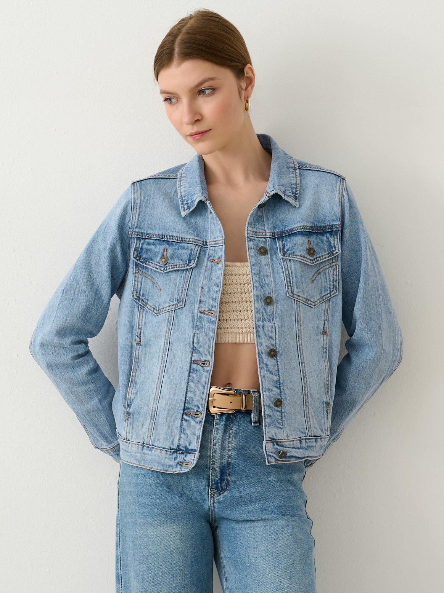 Куртка джинсовая Весна-лето 2024