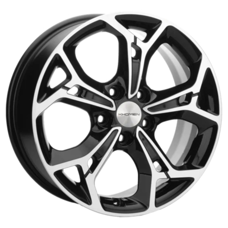 Диск колесный Khomen Wheels KHW1702 (Forester) 7,0x17 5x114,3 Dia56.1 ET48 цвет Black-FP