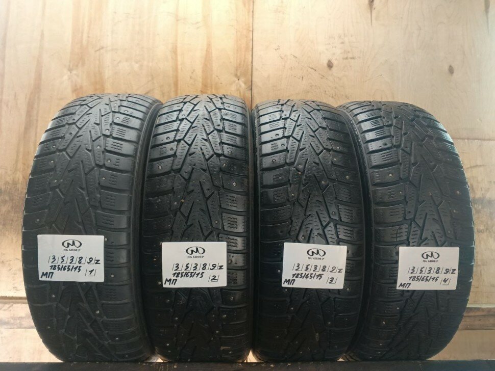 185/65/15 NOKIAN TYRES NORDMAN 7 Зимние шипованные бу (35389z)