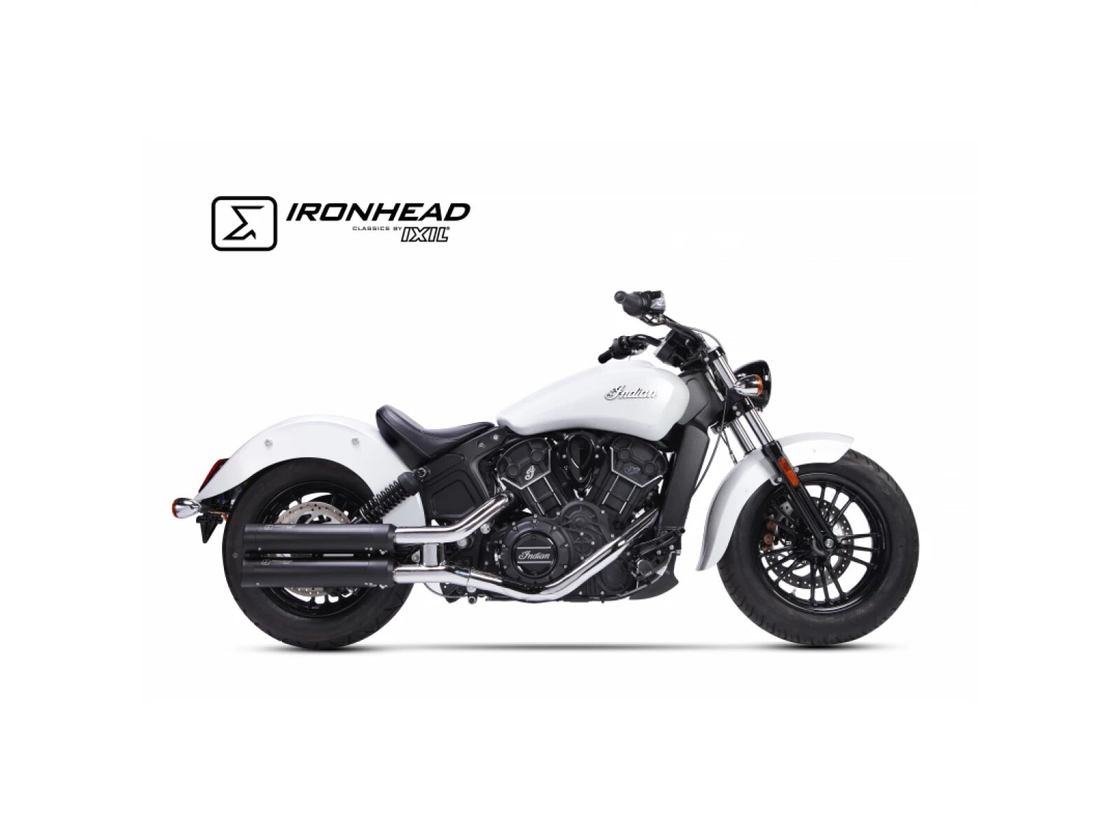 Выхлопная система IXIL комплект SCOUT ´15 -´20 / SCOUT BOBBER 15-23 / FTR 1200 2022 HC1B HI2001SB/HI2002SB