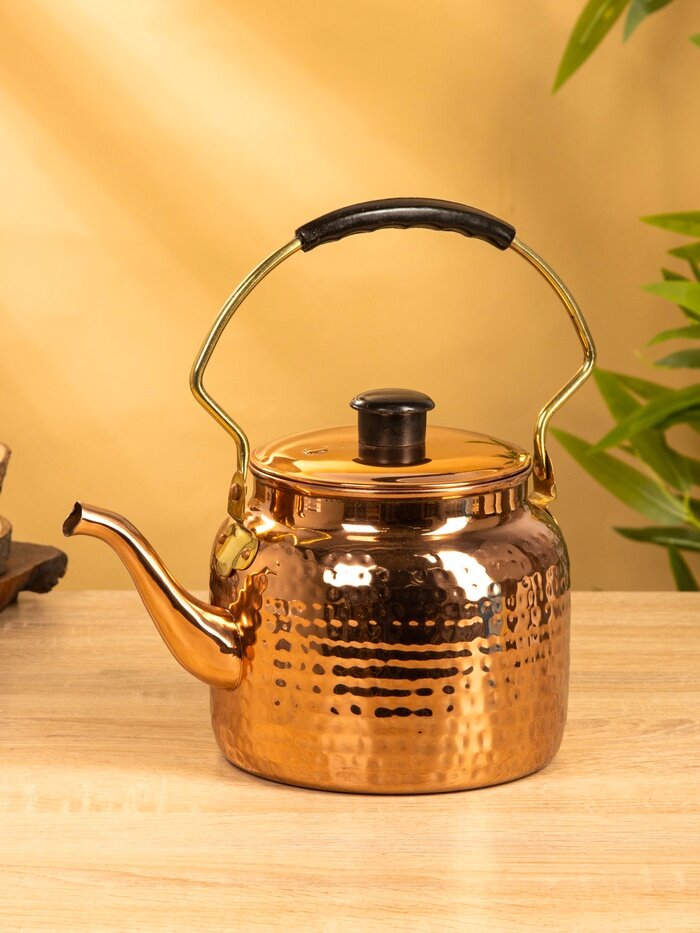 Чайник медный, 23×16×25 см