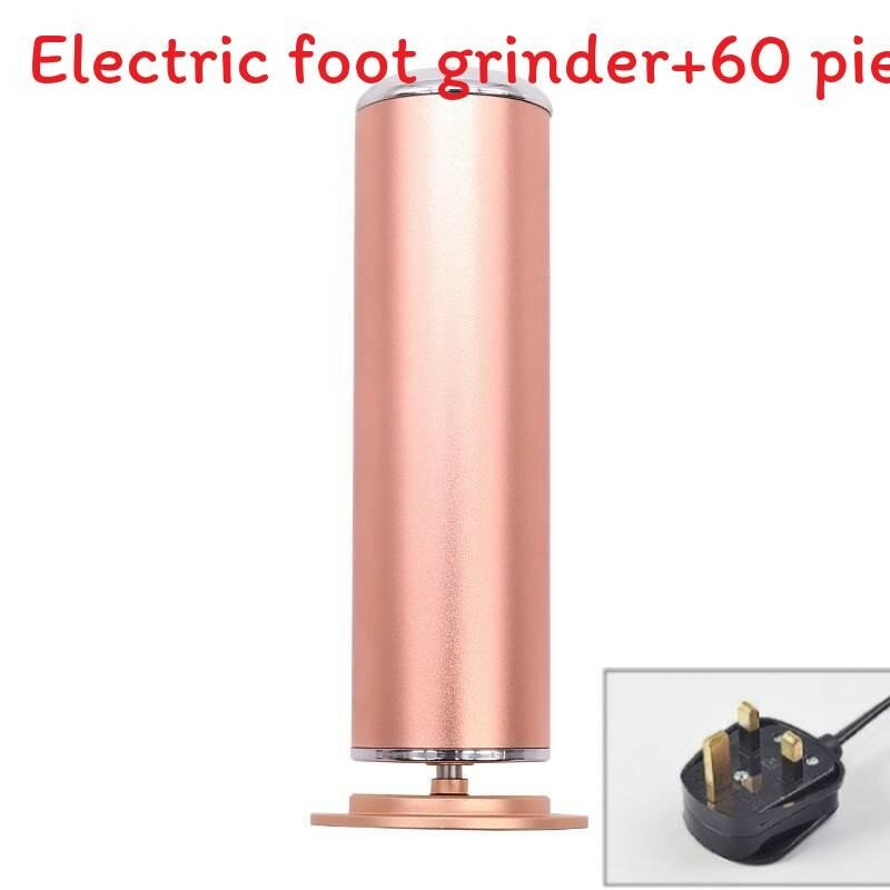 Электрический аппарат для педикюра с сменными дисками для удаления огрубевшей кожи и мозолей бренд uk золото