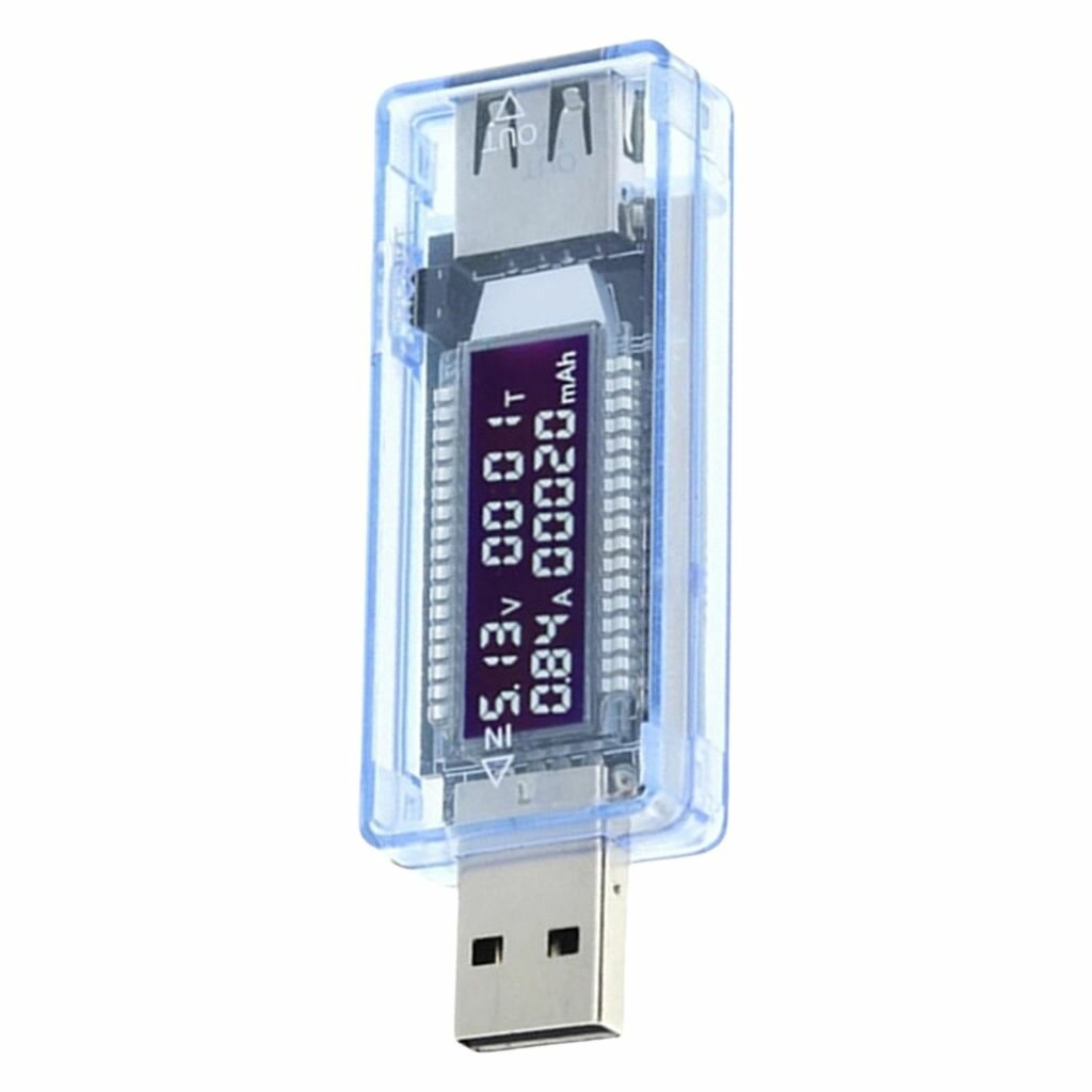 Напряжение USB, ток, мощность, емкость, мобильный источник питания, тестер емкости аккумулятора V20