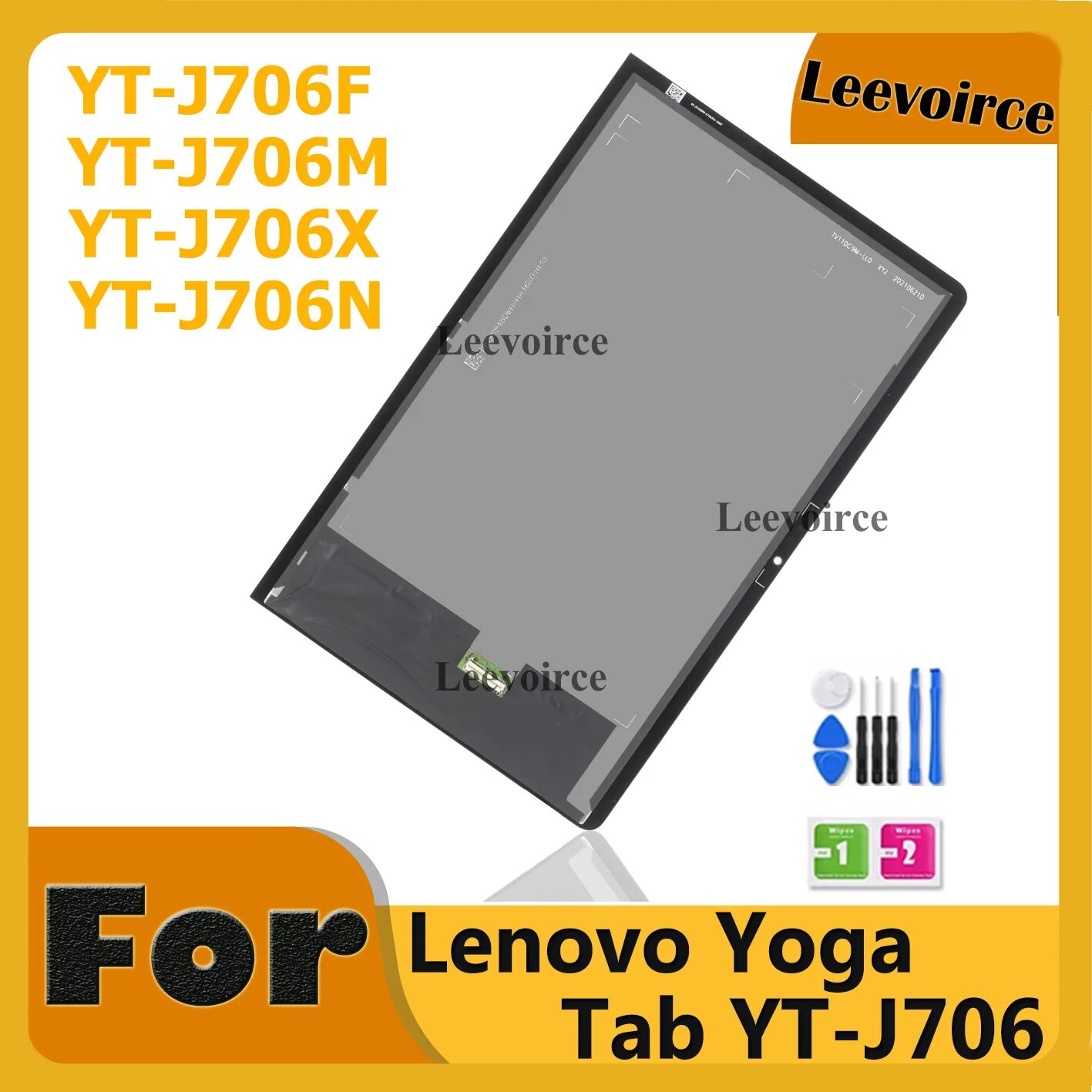 Планшетный ЖК-дисплей YLLMAOO для Lenovo Yoga Tab 11 Origi Black