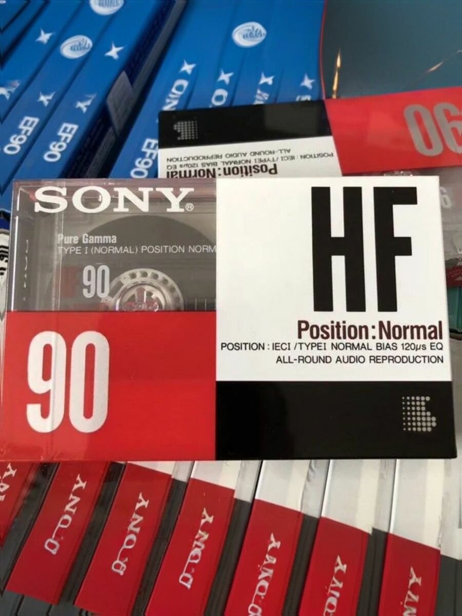 Аудиокассета Sony HF90 (Италия,1 шт)