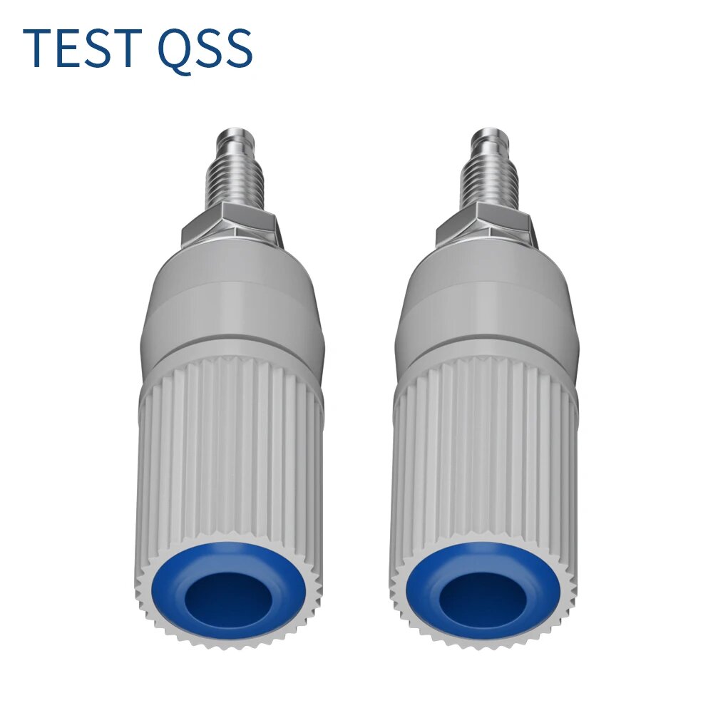 QSS разъемы banana 4 мм 2 шт. 2 blue
