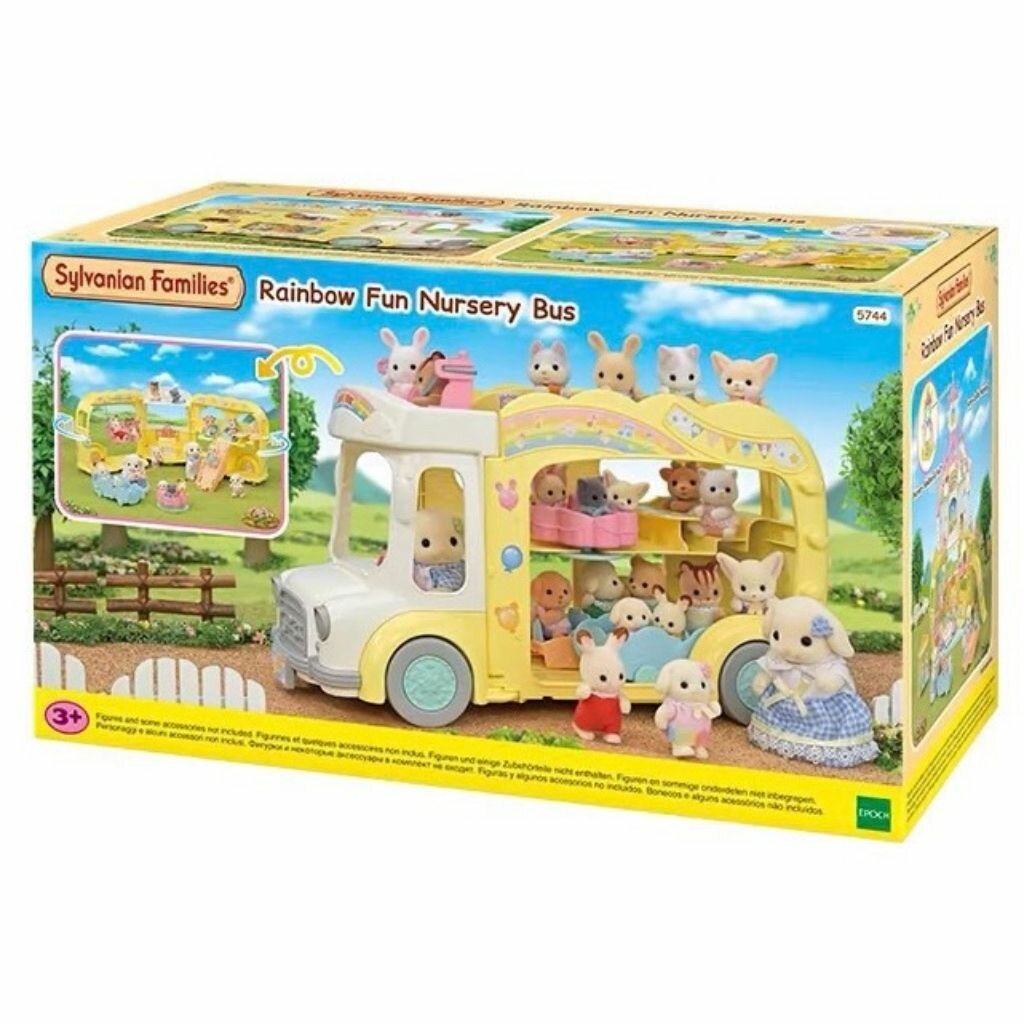 Sylvanian Families / Rainbow Fun Nursery Bus 5744 / Домашние игрушки