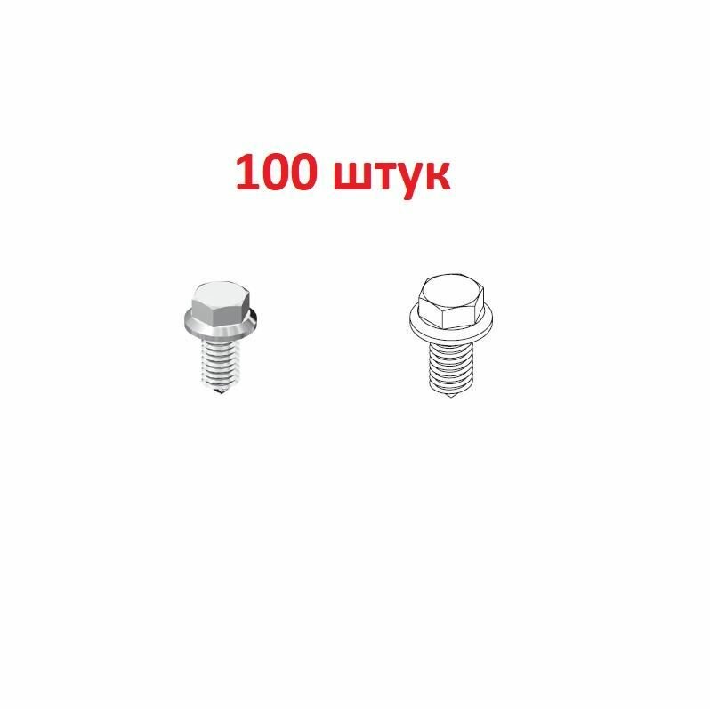 Саморез 6,3 х 16 мм для панелей ворот, 14020-100 - DoorHan