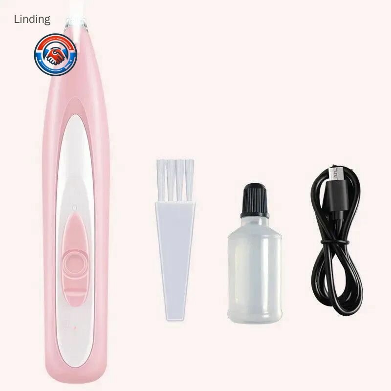 Триммер для стрижки животных, тихий грумер для лап собак и кошек, безопасная машинка для стрижки шерсти в уголках глаз и между пальцами, компактный электрический триммер для домашнего ухода