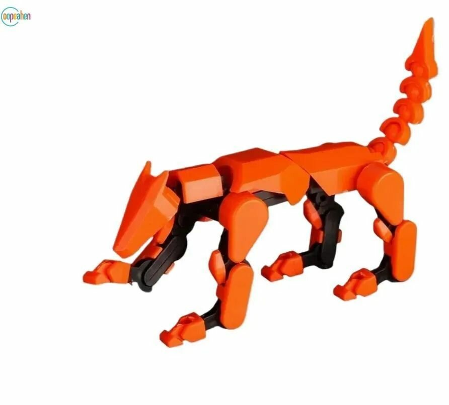 T13 Action Dog 3D печать подвижная шарнирная экшн-фигурка робот собака