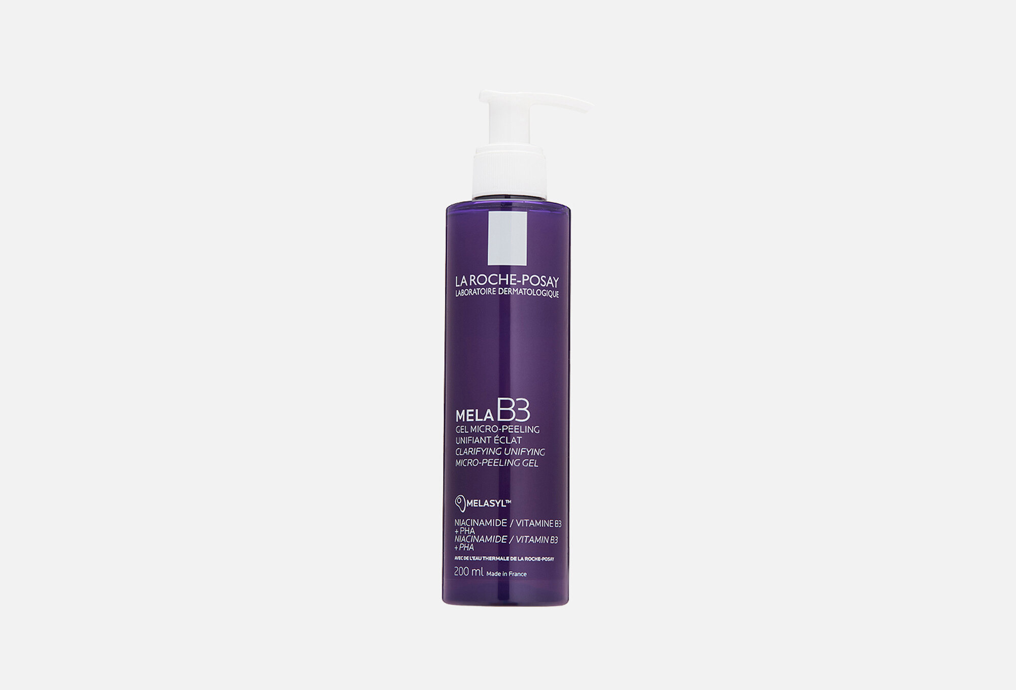 Очищающий гель-пилинг для лица и тела LA ROCHE-POSAY Mela b3 cleanser 200 мл