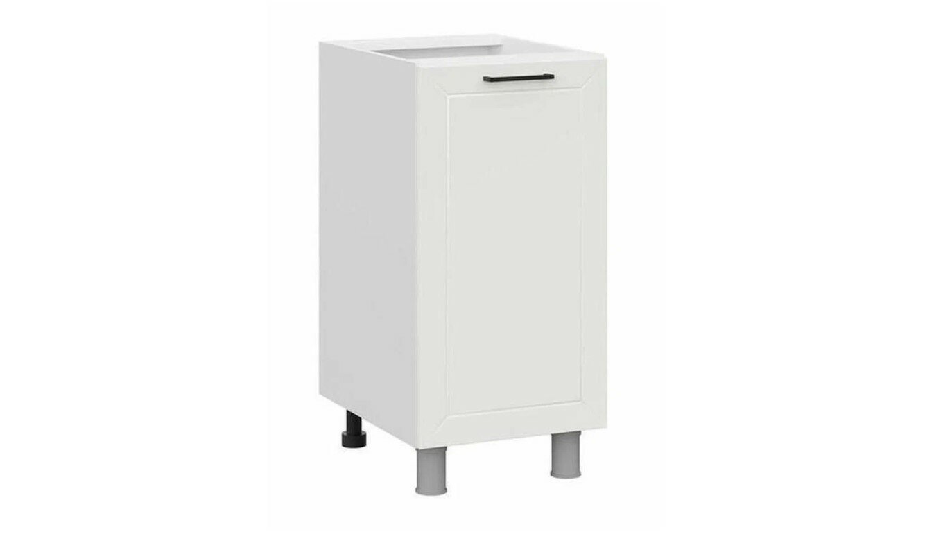 Кухонный модуль напольный, стол Сектор с полками, с доводчиками, 45х50.6х82.4 см, Белый / Бланж