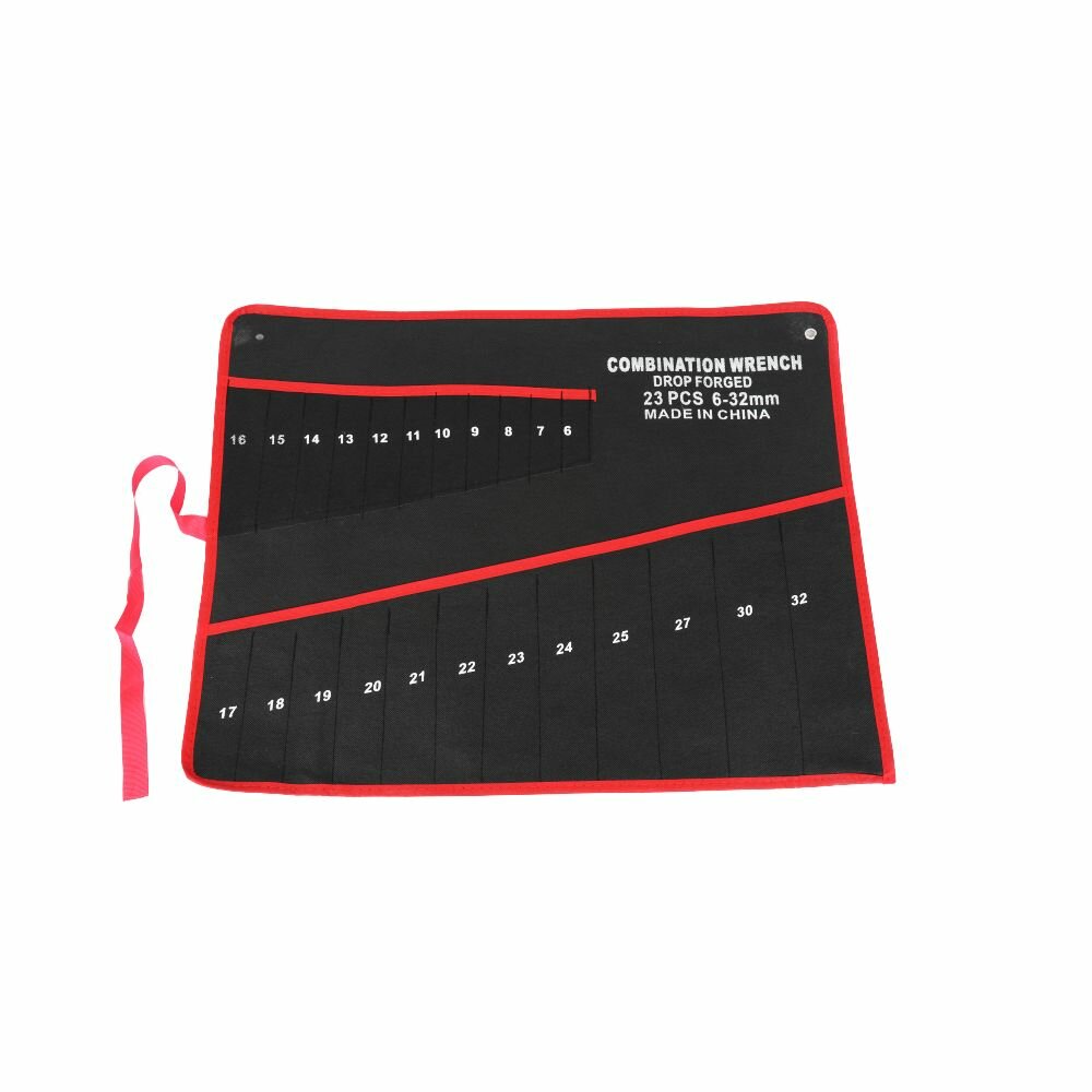 Сумка для комбинированных ключей на 23 предмета, органайзер для гаечных ключей 6-32 мм, удобная переноска инструмента, прочная крепкая сумка для автомобилиста и мастера