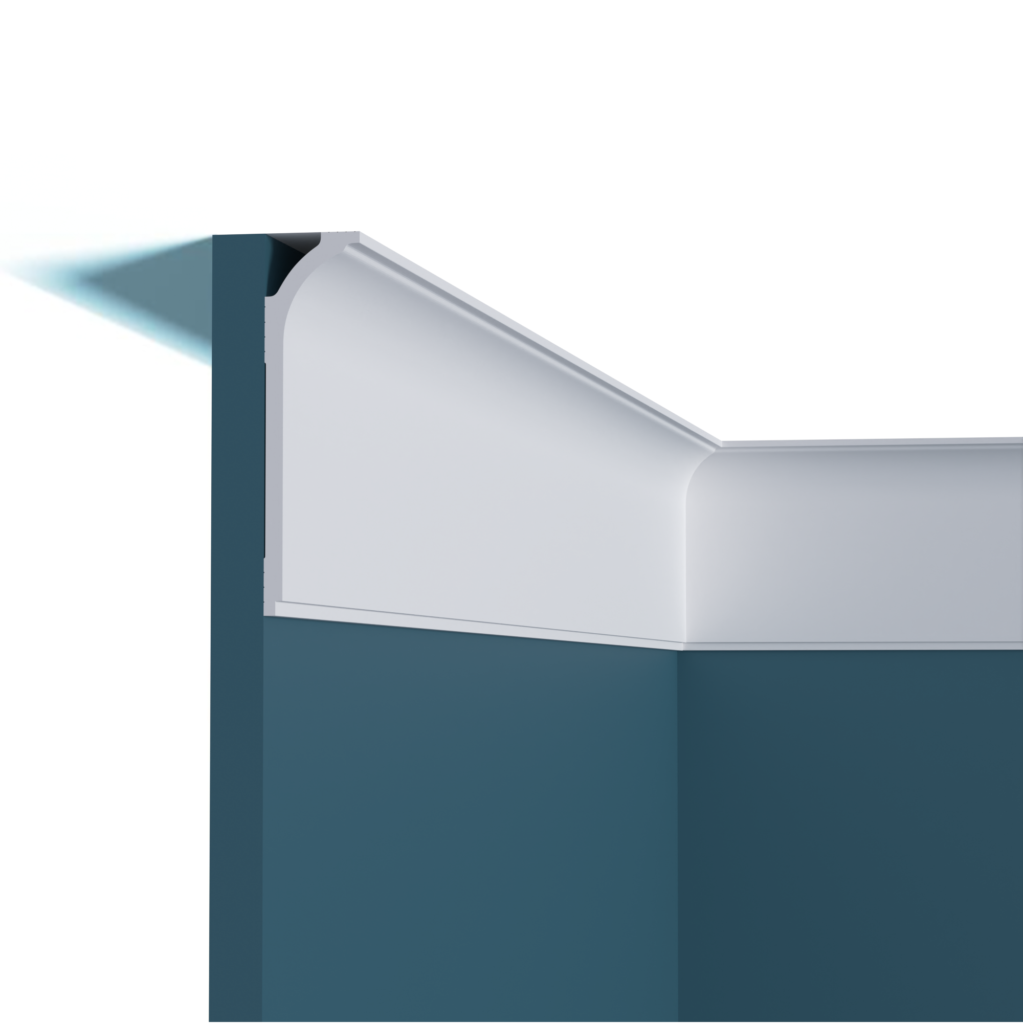 Карниз из дюрополимера P209 Перфект - Плинтус потолочный