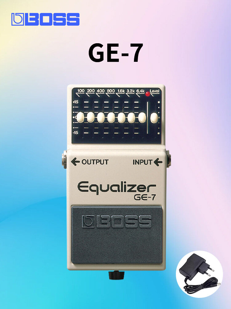 BOSS GE-7 EQ эквиализация педаль эффектов электрическая гитара аксессуары