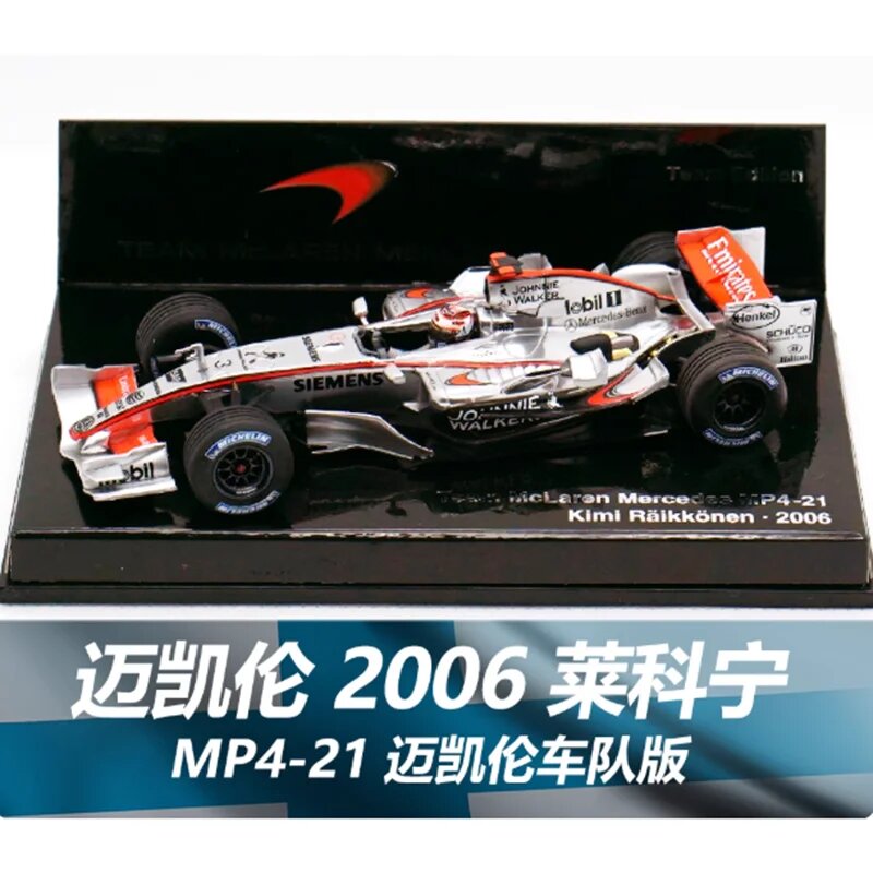 Minichamps 1/43 MP4-21 2006 KIMI металлическая модель автомобиля