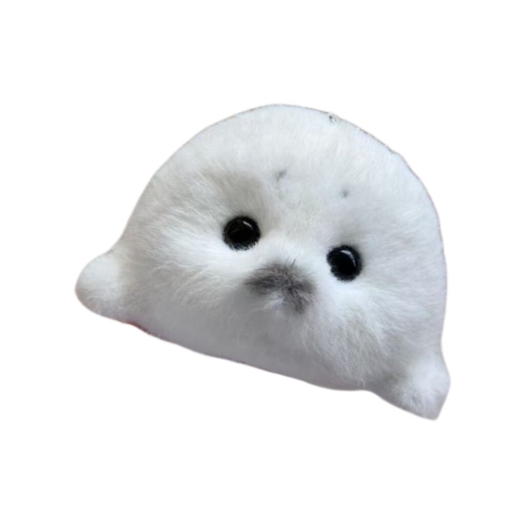 Милая фигурка тюленя, успокаивающая кукла, симпатичный брелок, подарок на рождение ребенка, моющаяся кукла-тюлень для малышей и детей.