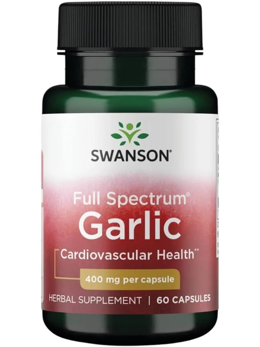 Swanson Garlic Full Spectrum / Чеснок Полный Спектр Действия