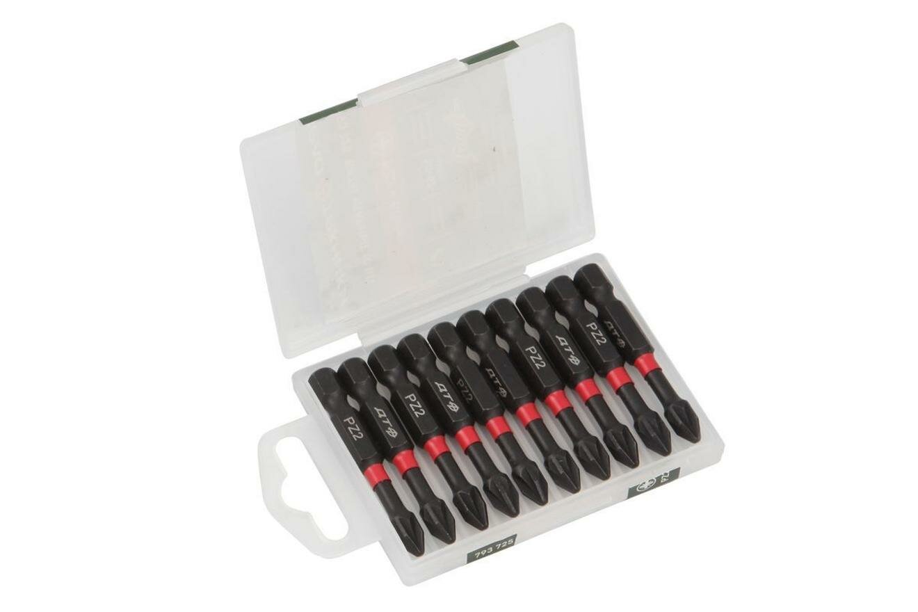Бита ударная 1/4', PZ2, 50 мм, 10 шт. / Дело Техники арт. 793725