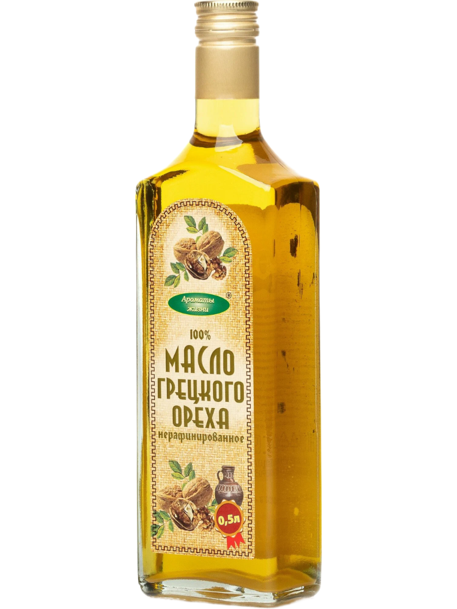 Масло Грецкого ореха нерафинированное Ароматы жизни 500 мл