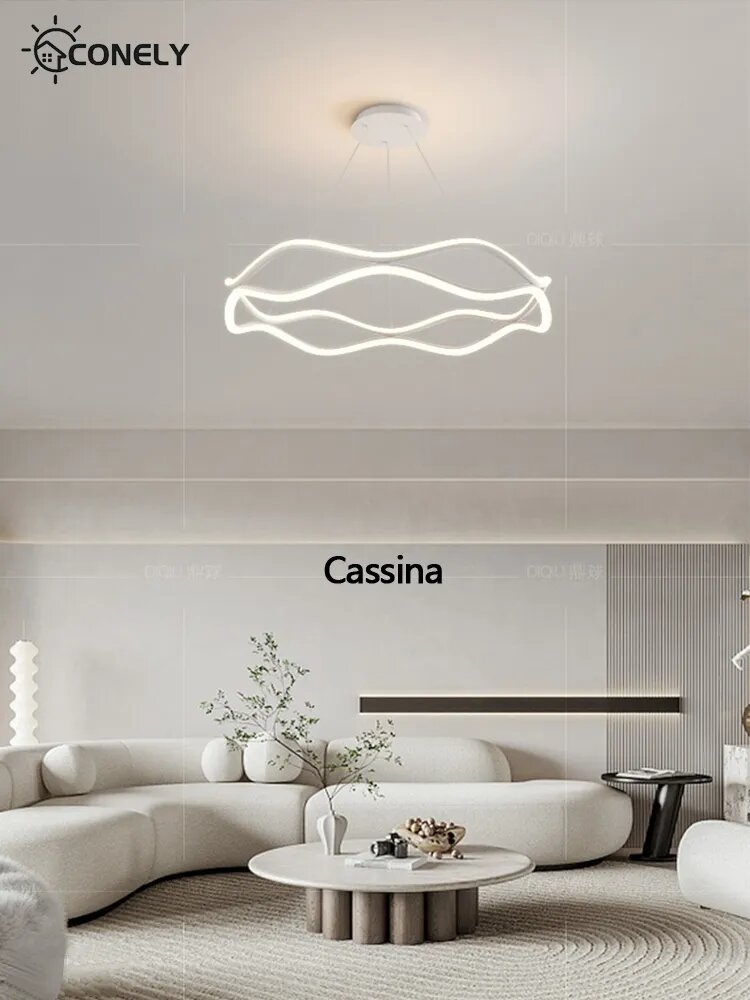 Cassina Потолочный светильник, LED, 80 Вт, Белый матовый, RGB, 600x600x1500 мм