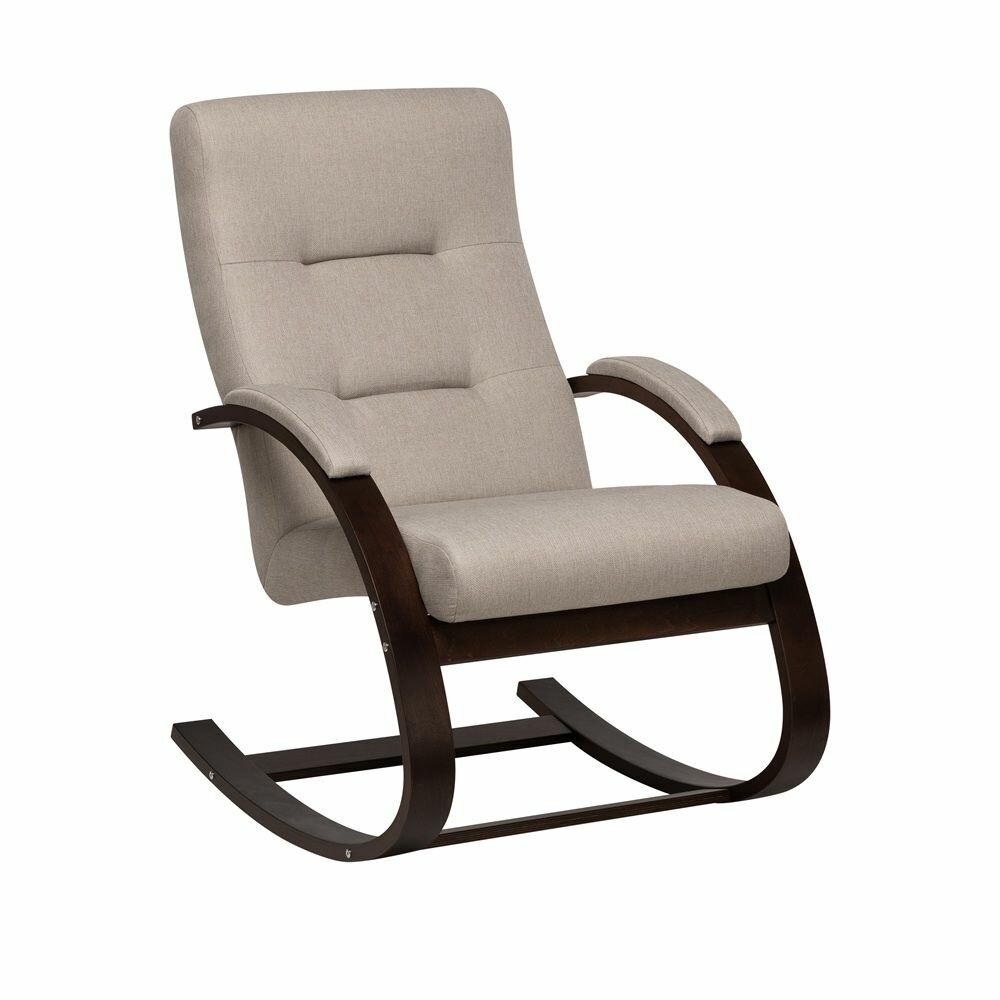 Кресло-качалка Leset Милано New, Орех текстура, ткань Malmo 05