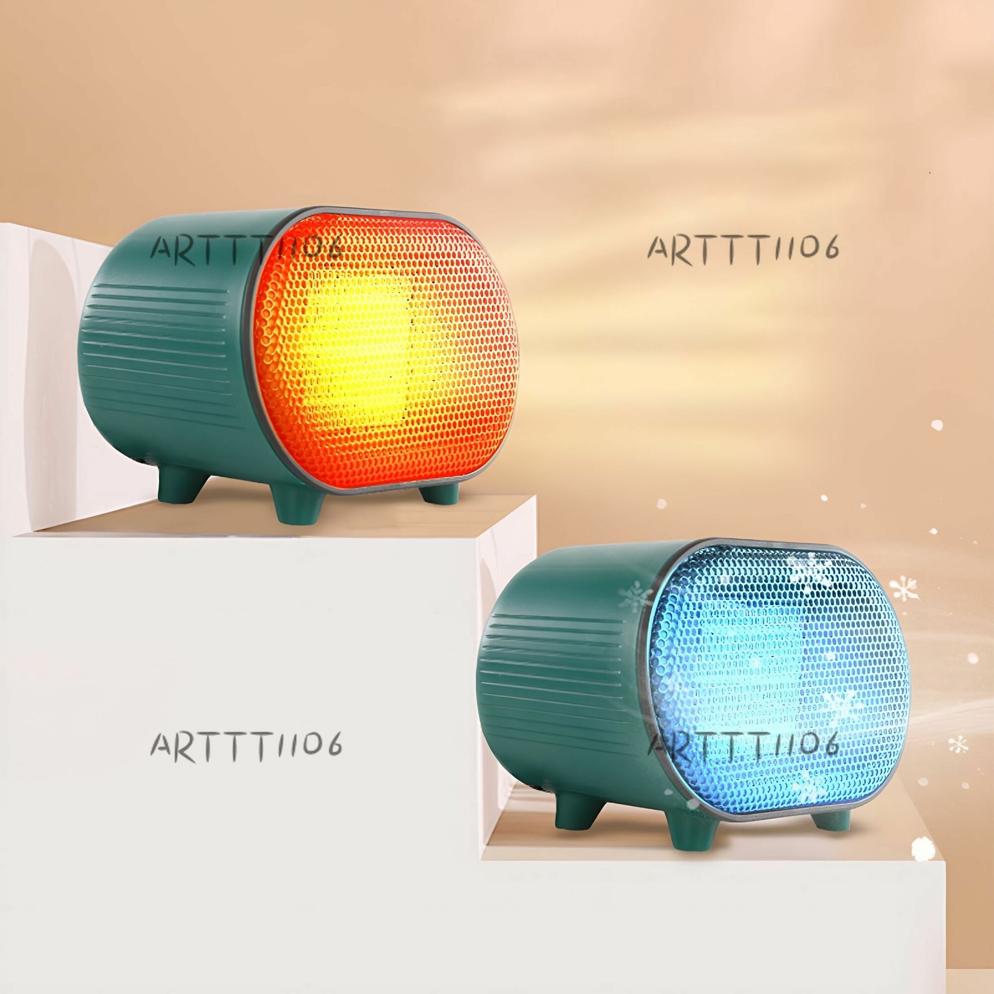 HIBIBUD Портативный аккумуляторный обогреватель для помещений и ванной. asWkf