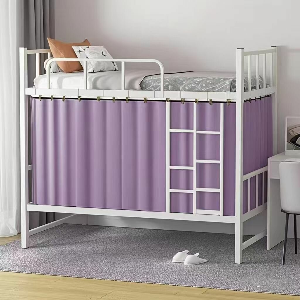 Занавеска для кровати в общежитии, блокирующая ткань для нижней двухъярусной кровати, ткань для окружения односпальной кровати в студенческом общежитии, разделительная занавеска для нижней двухъярусной кровати