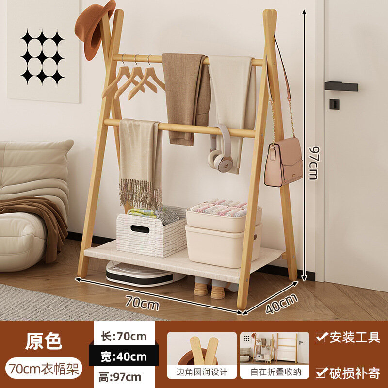 Вешалка для одежды, напольная складная сушилка для полотенец, маленькая простая выдвижная сушилка для белья